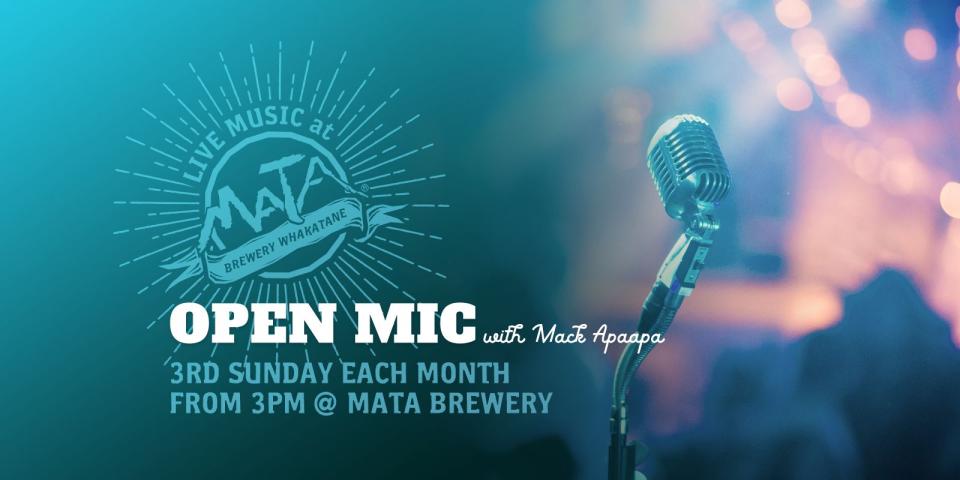 Open Mic with Mack @ Mata Brewery | Whakatāne NZ