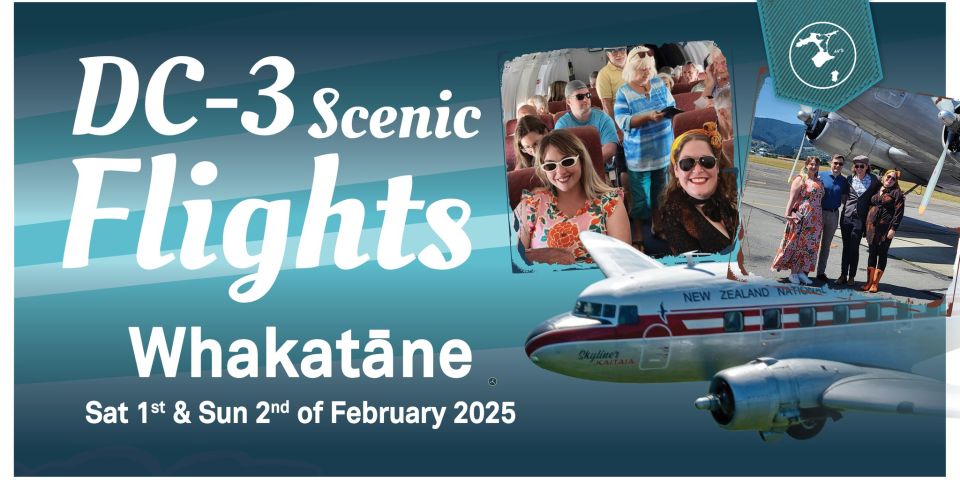 Air Chathams DC-3 Scenic Flights | Whakatāne NZ